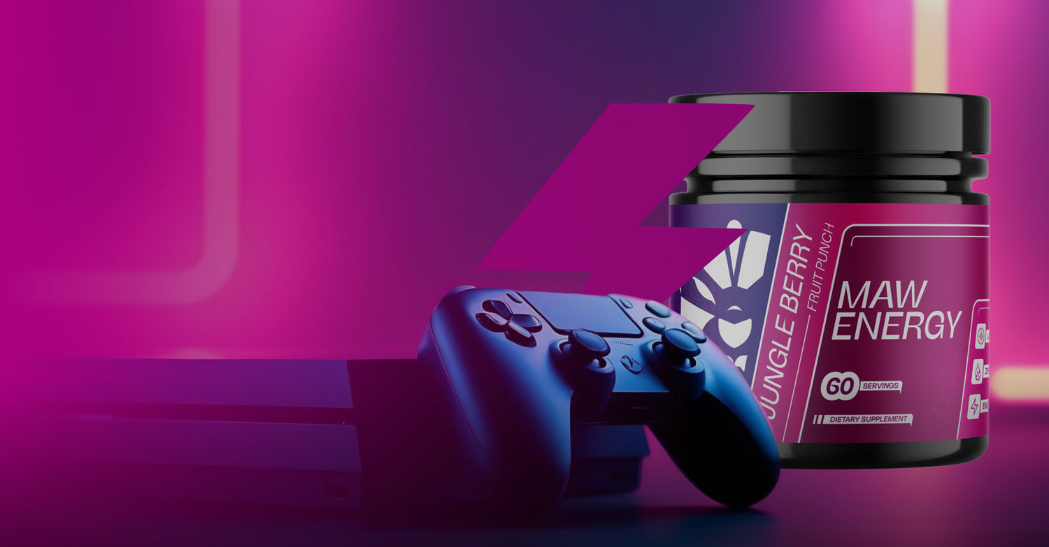 MAW Energy - The Ultimate Gamer Energy Drink for Sustained Focus